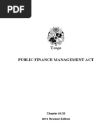The Public Finance Management ACT 2018 | PDF | Internal Control ...