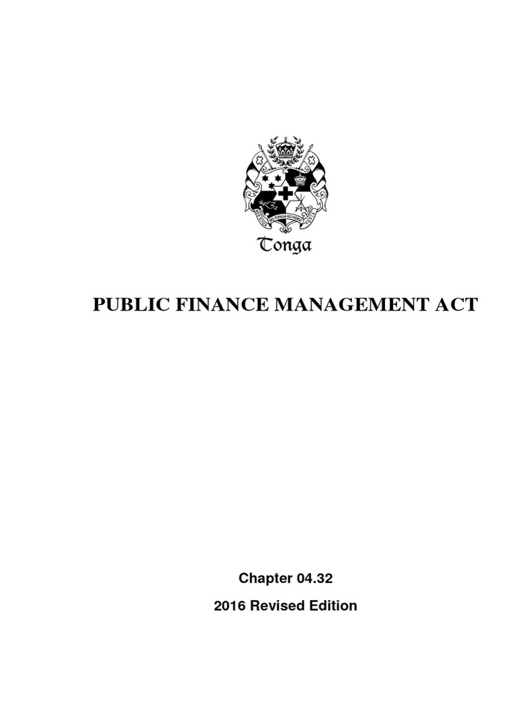 Public Finance Management Act 2002 | PDF | Loans | Guarantee