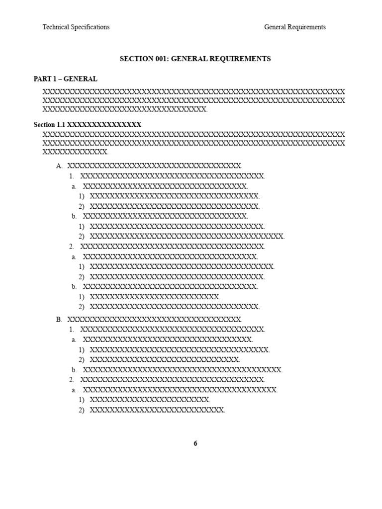 Technical Specs for Engineers | PDF