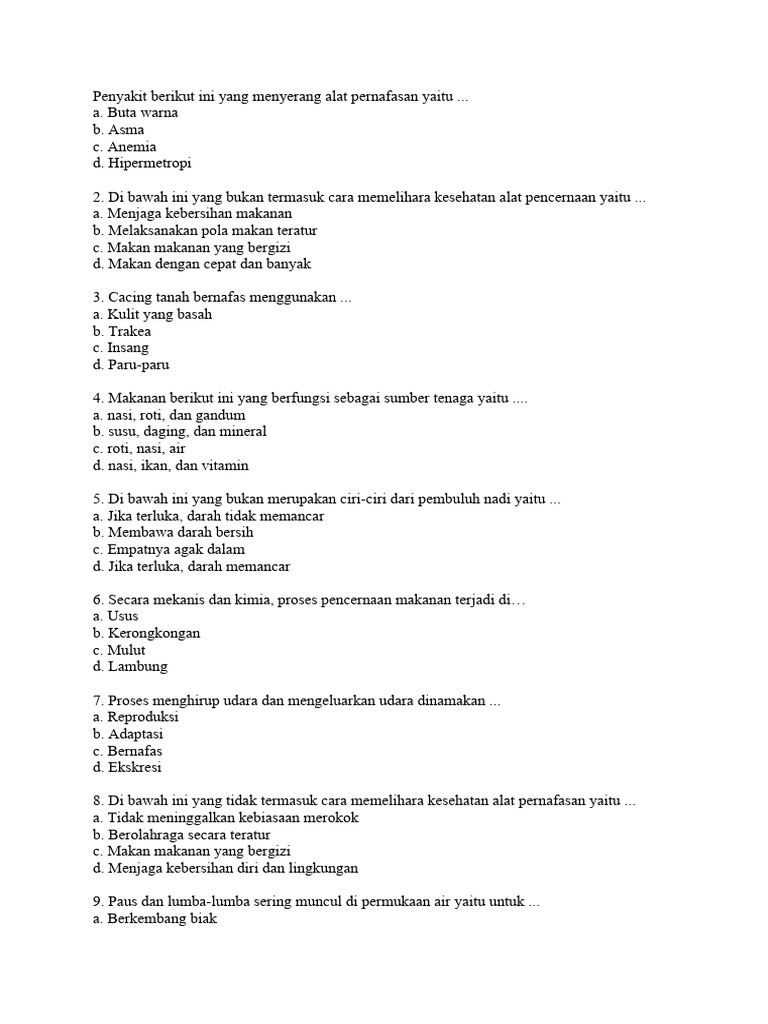 Sistem Organ Pada Manusia 1 | PDF