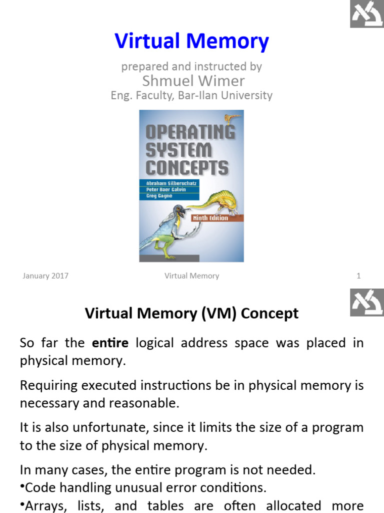 Virtual Memory Class | PDF | Process (Computing) | Library (Computing)