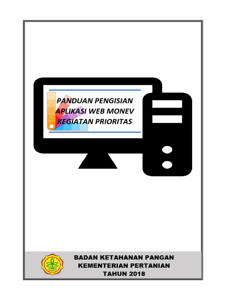 Panduan Pengisian Aplikasi Web Monev | PDF