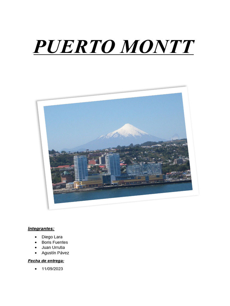 Guía de Viaje a Puerto Montt | PDF | Transporte