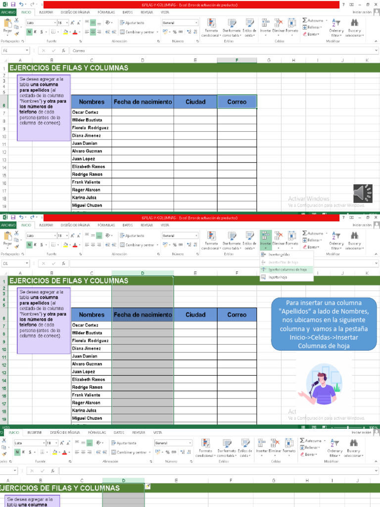 6. Filas y Columnas | PDF