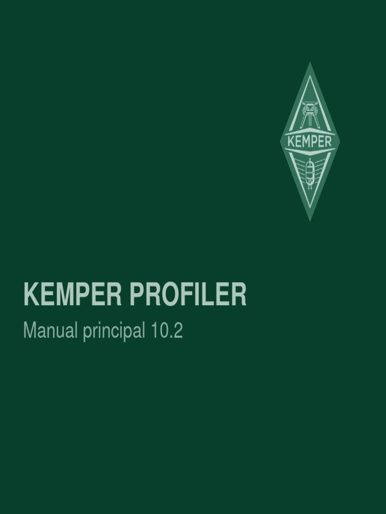 Kemper Profiler Manual Principal 10.2 | PDF | Guitarras | Electrónica