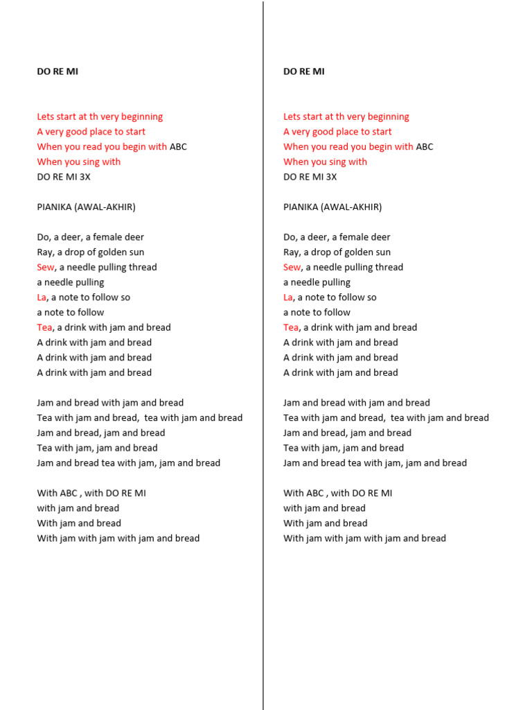 Do Re Mi | PDF | Wellness