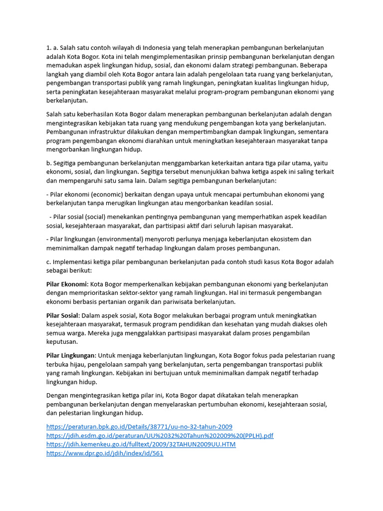 The Manajamen Pembangunan Dan Lingkungan | PDF