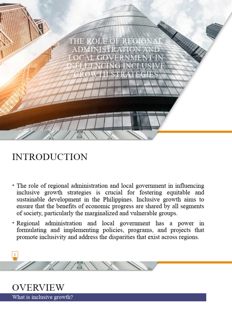 The Role of Regional Administration and Local Government in Influencing ... The Role of Regional Administration and Local Government in Influencing ...
