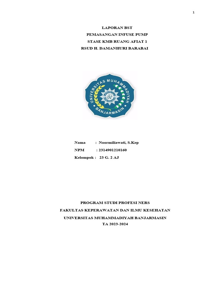 BST INFUSE PUMP | PDF