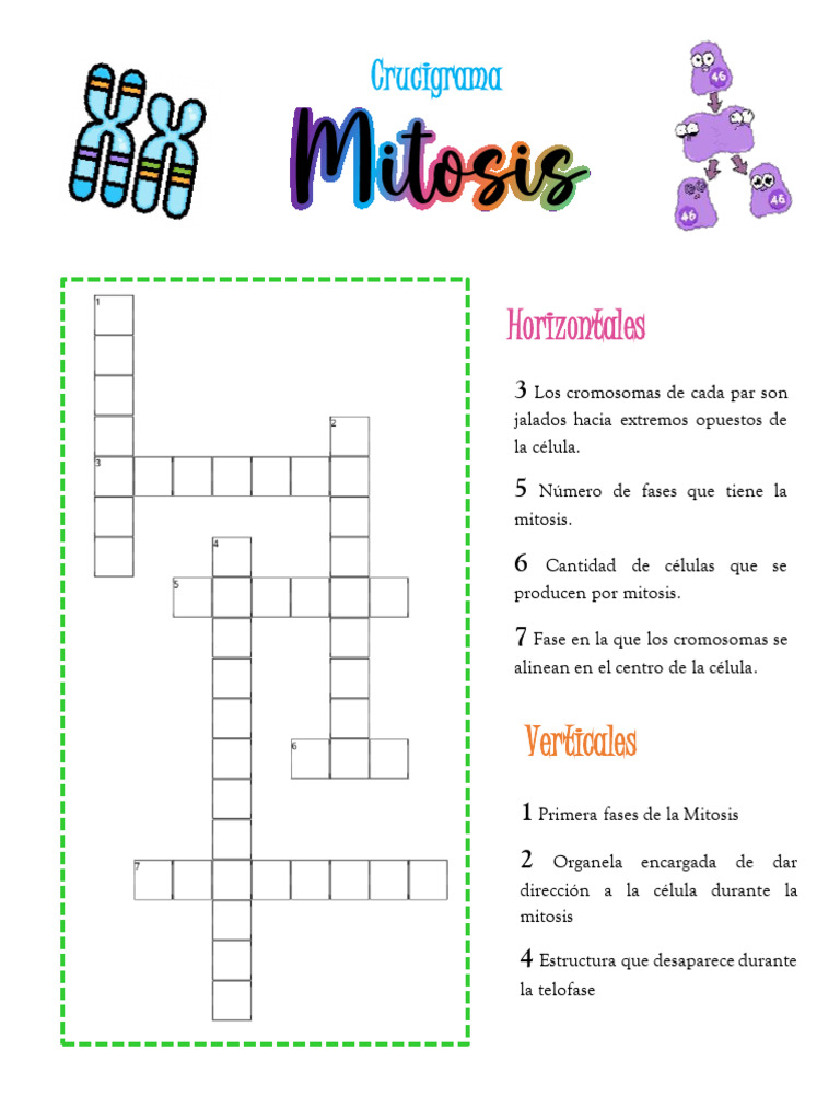 Crucigrama Biología Pdf