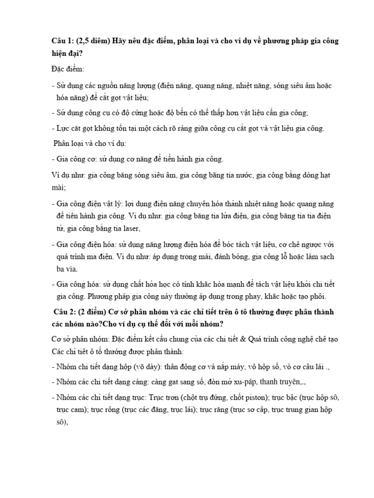 ĐỀ CƯƠNG ÔN TẬP CNSXLR | PDF