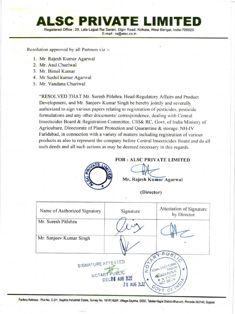 Halosulfuron 12 + Atrazin 48 Aff - 001 | PDF | Common Law