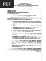 PNP MC 2025-006 Dragnet Operations | PDF