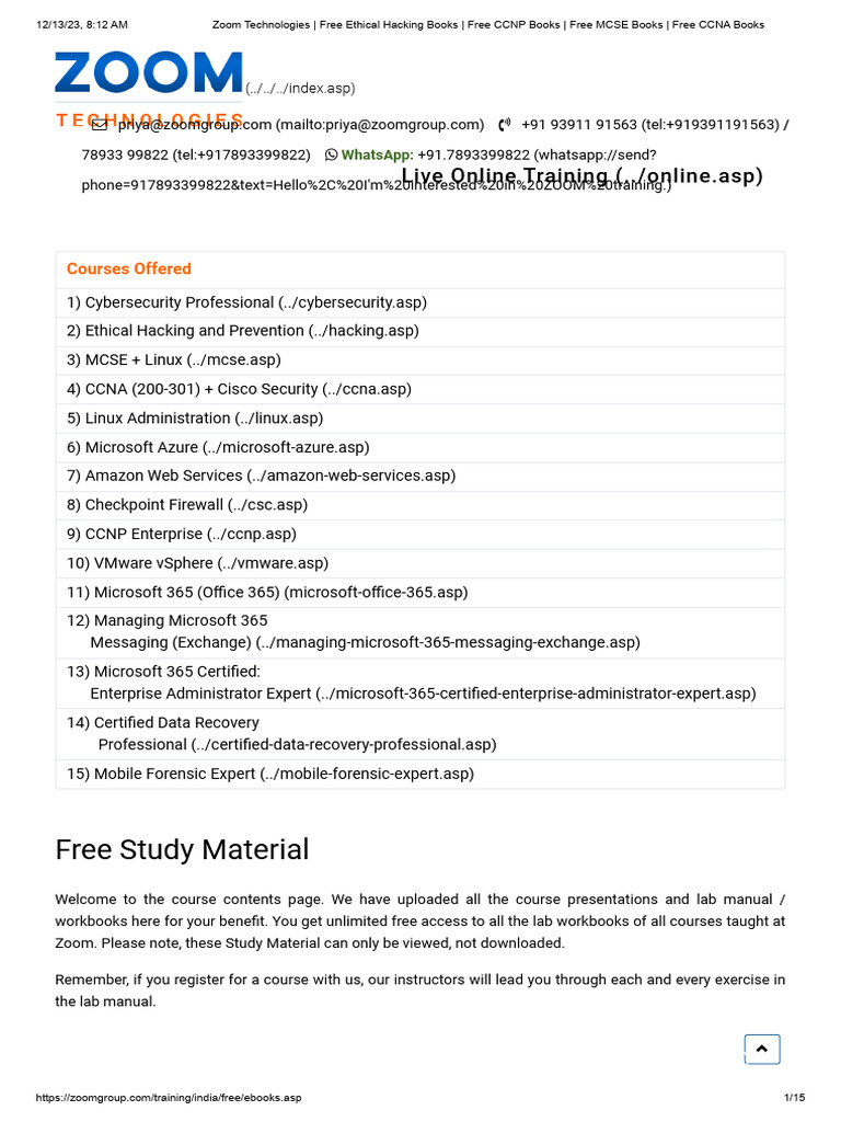 Zoom 123 | PDF | Software | World Wide Web