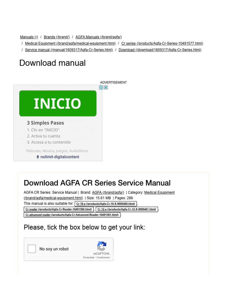 AGFA CR Series Service Manual - ManualsLib | PDF | Computing | Brand