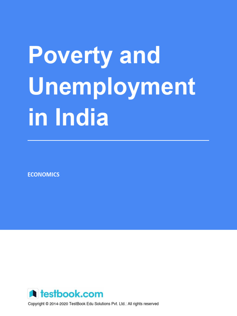 Poverty and Unemployment in India | PDF | Unemployment | Poverty