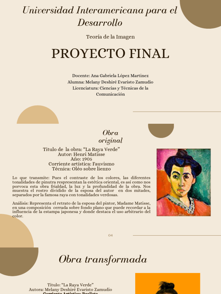 Proyecto Final Teoria de La Imagen | PDF