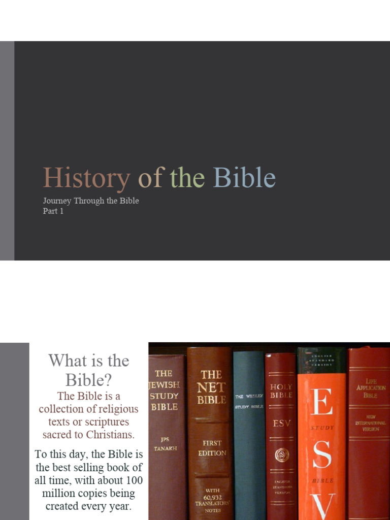 Development of the Bible's History | PDF | Bible | Paul The Apostle
