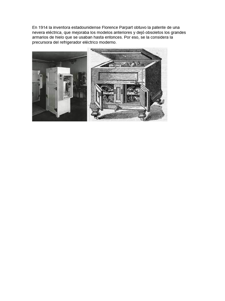 Florence Parpart y la nevera eléctrica | PDF