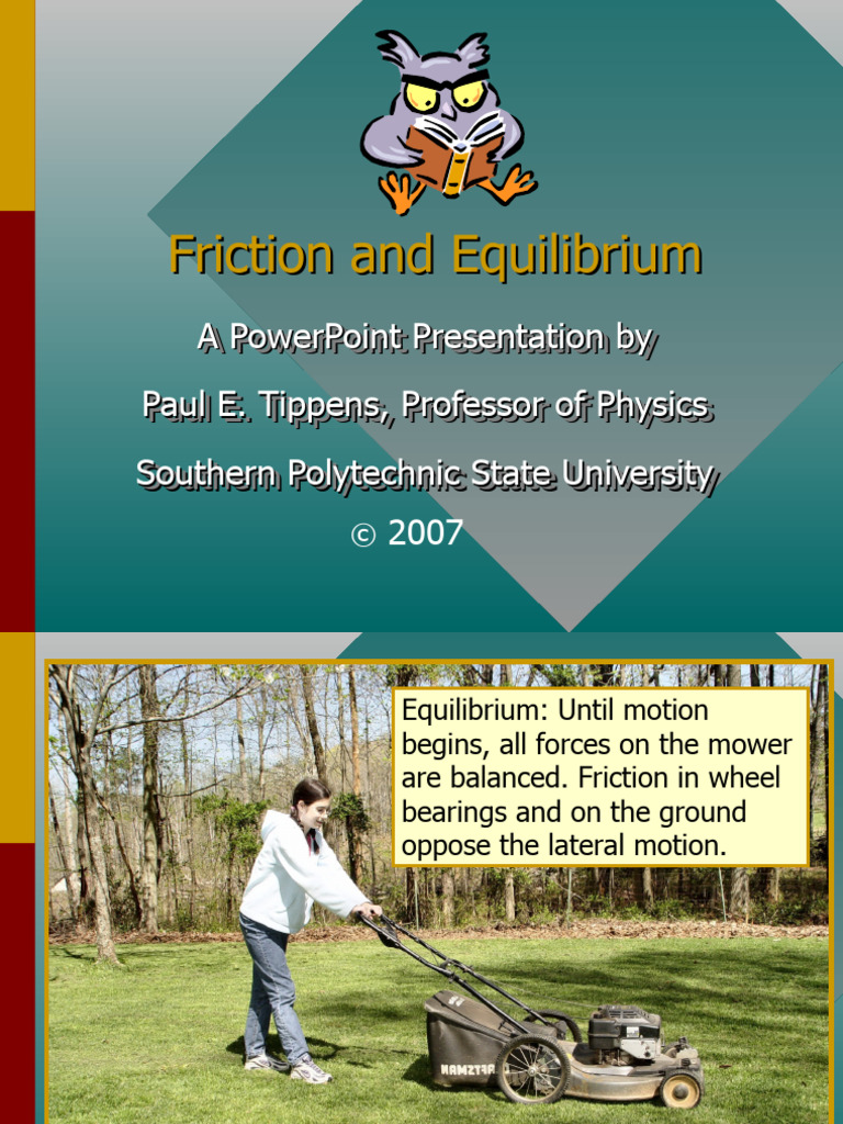 6 Friction and Equilibrium | PDF | Friction | Force