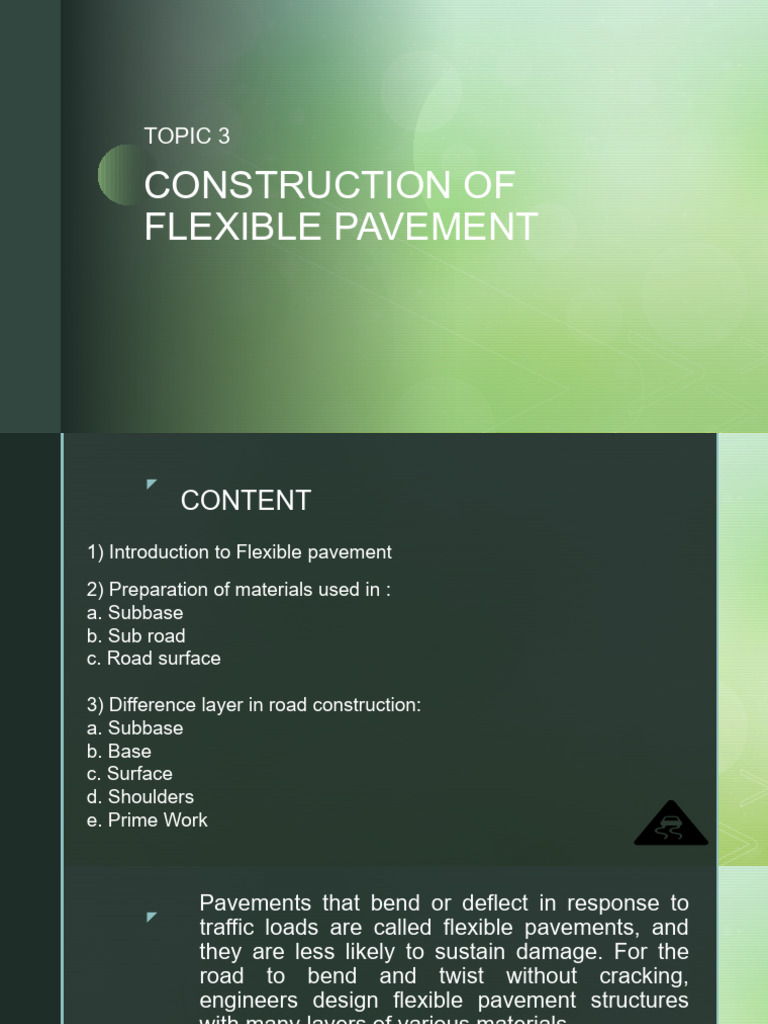 Flexible Pavement Construction Overview | PDF | Road Surface | Road