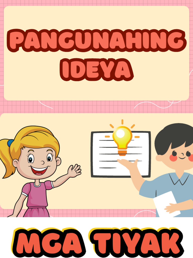 Pangunahing Ideya - MTB Im's | PDF