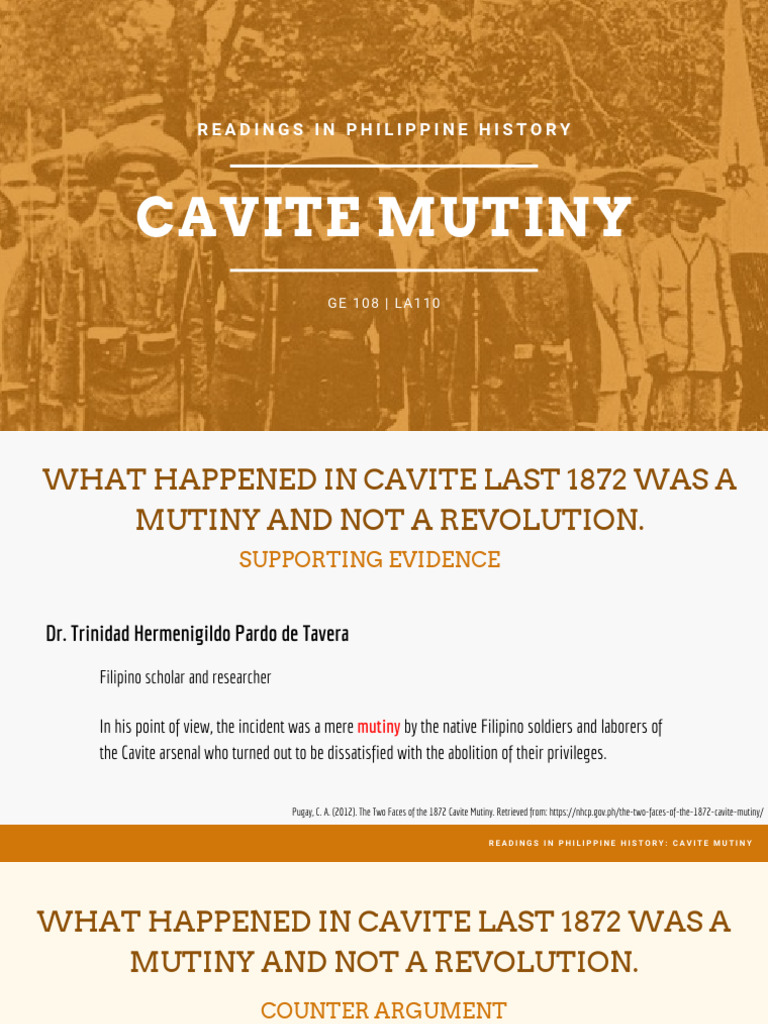 CAVITE-MUTINY | PDF | Philippines