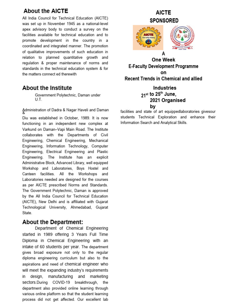 File 1614233388 Brochure File | PDF | Vocational Education | Engineering