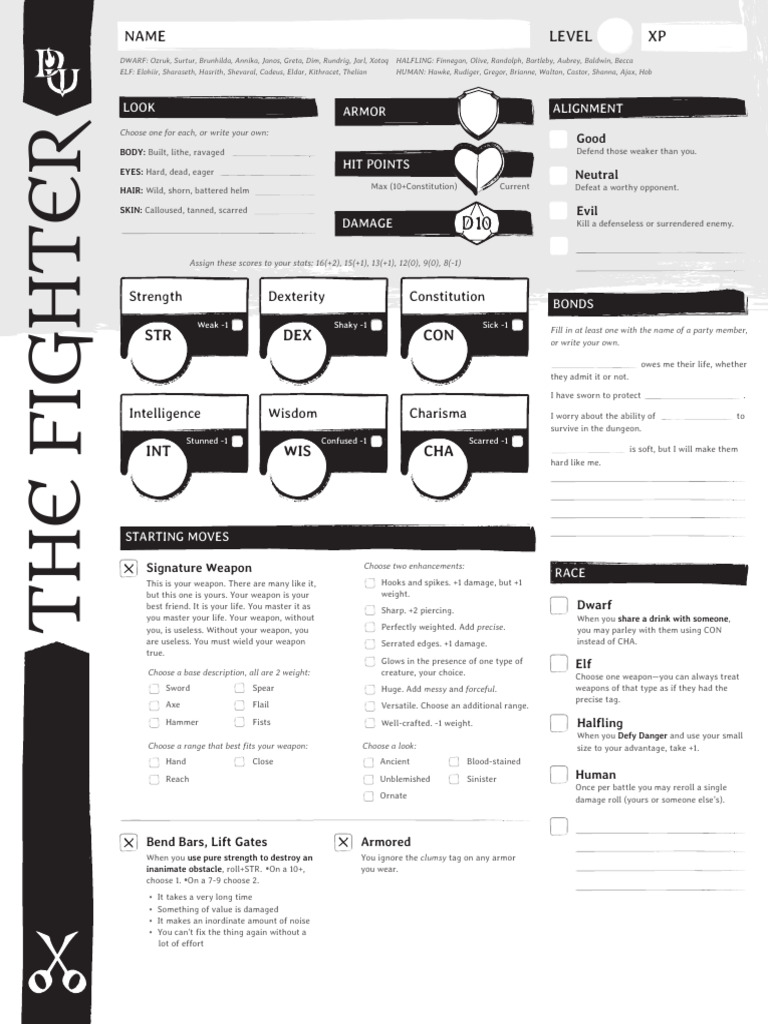 Fighter | PDF | Armour | Role Playing Games