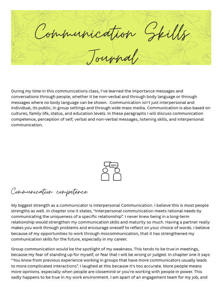 Understanding Communication Skills | PDF | Communication ...