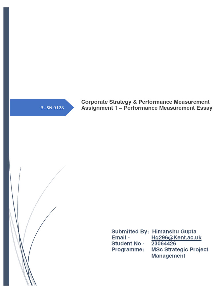 Assignment 1 9128 | PDF | Performance Indicator | Sustainability