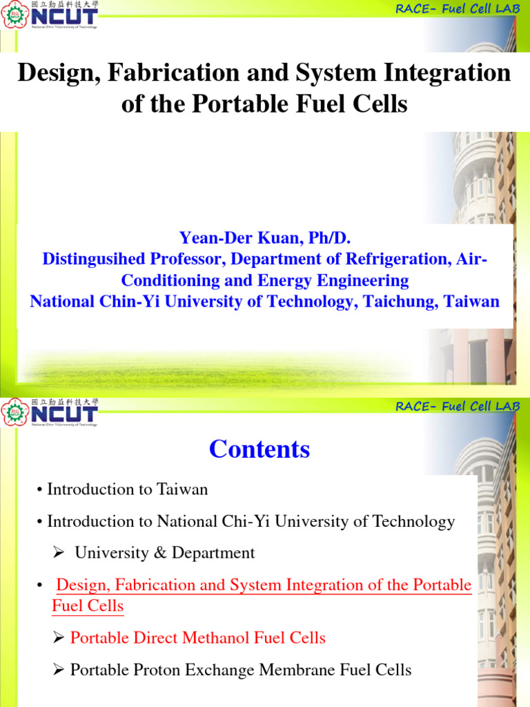2021 Fuce Cell Course Note1 | PDF | Fuel Cell | Printed Circuit Board