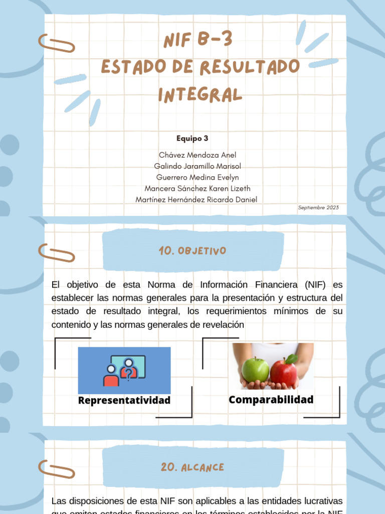 Equipo 3 NIF B-3 ERI | PDF | Estado financiero | Estado de resultados