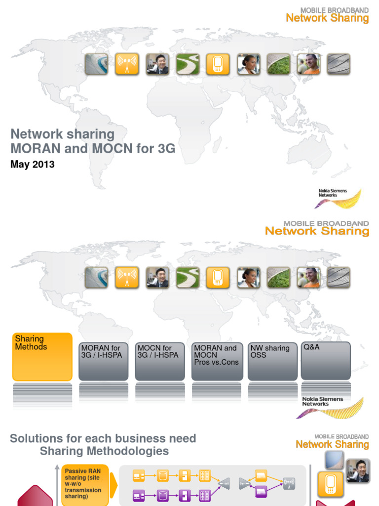 Telecom Network Sharing MORAN and MOCN F 231213 090445 | PDF | 3 G ...