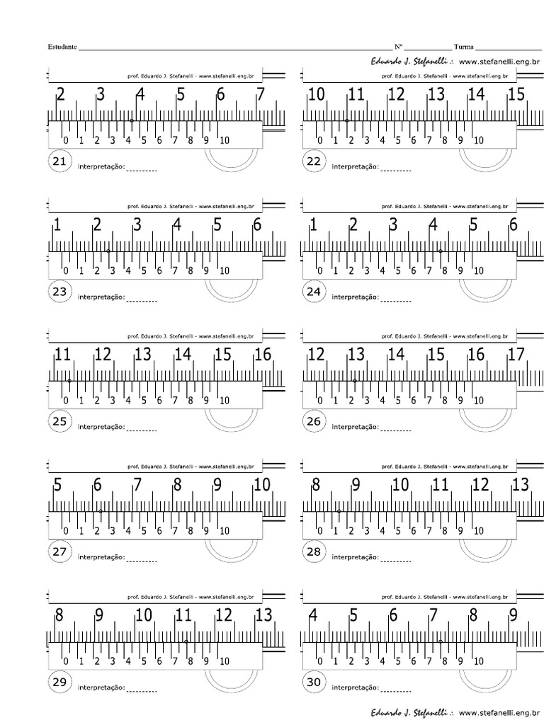 Ejercicios de Vernier | PDF