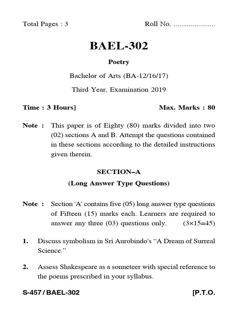 Bael 302 | PDF | Poetry | General Fiction