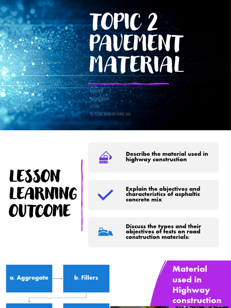 Topic 2 Pavement Material | PDF | Construction Aggregate | Rock (Geology)