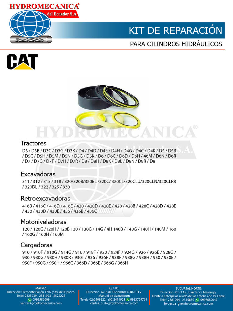Catálogo de Maquinaria Pesada y Servicios | PDF