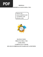 Contoh Proposal Turnamen Bola Volly Lengkap | PDF | Olahraga & Rekreasi