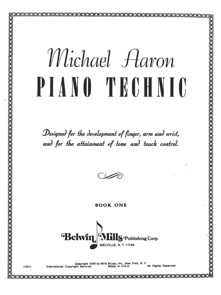 Aaron Piano Technic 1 | PDF
