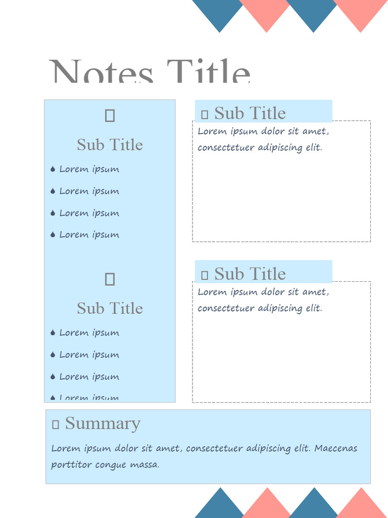 Notes Cantik Untuk Catatan Sekolah | PDF | Bisnis
