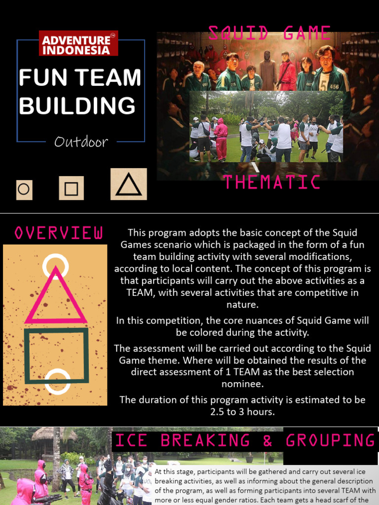 Squid Game-Themed Team Building Activities | PDF