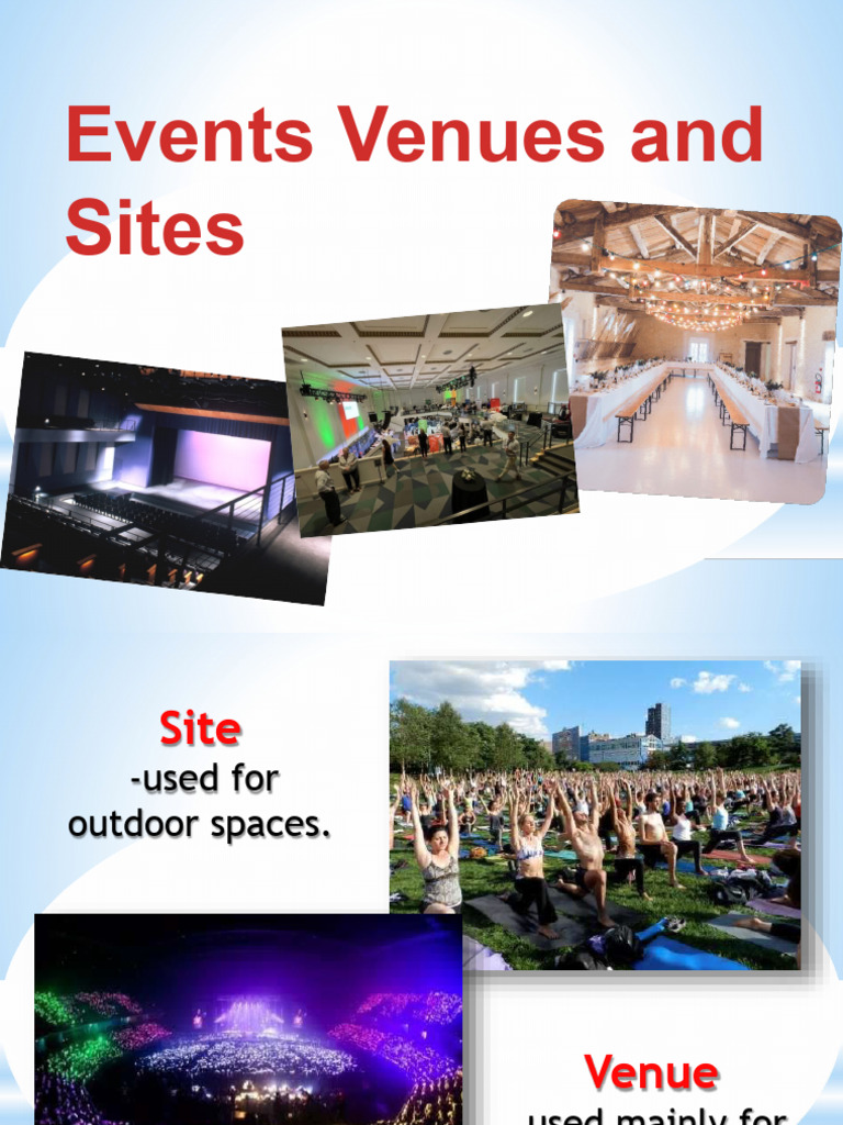Venue Selection for Event Management | PDF