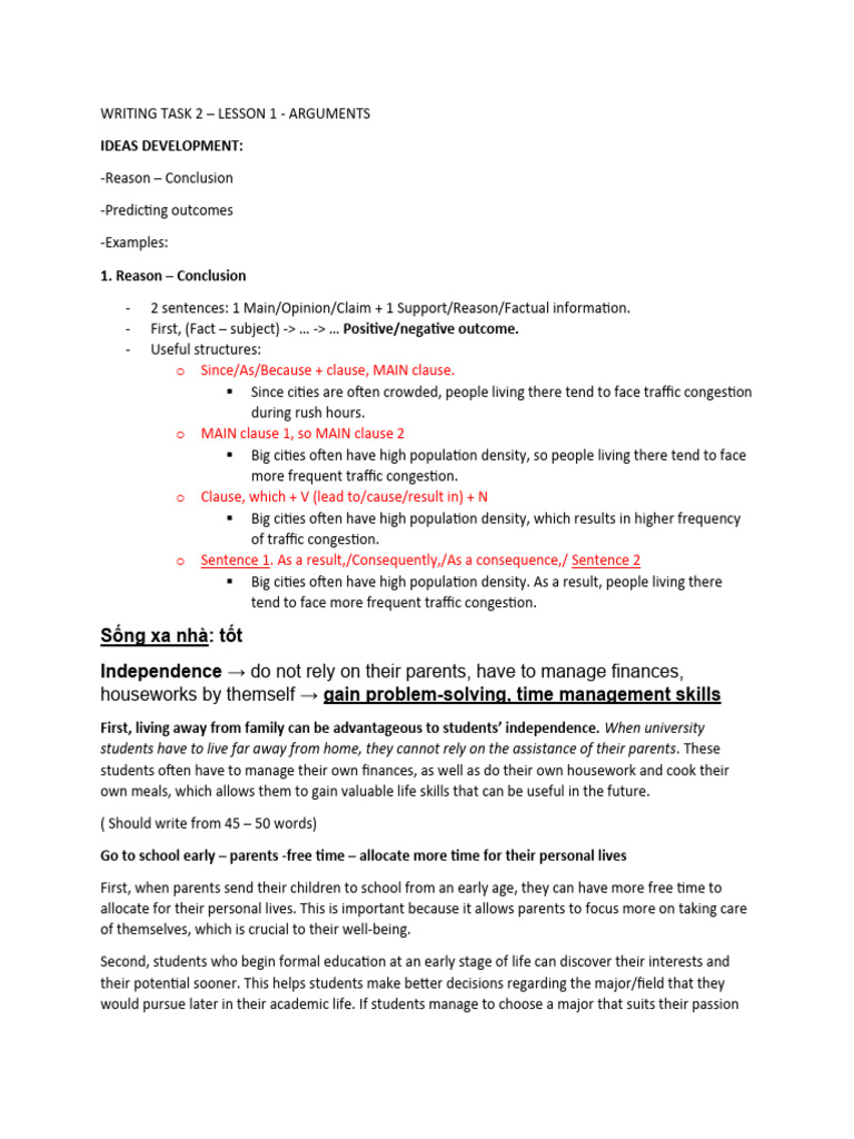 Ideas Development Argumentative | PDF | Teachers | Learning