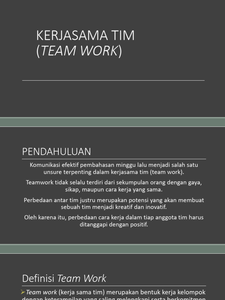 Team-Work | PDF