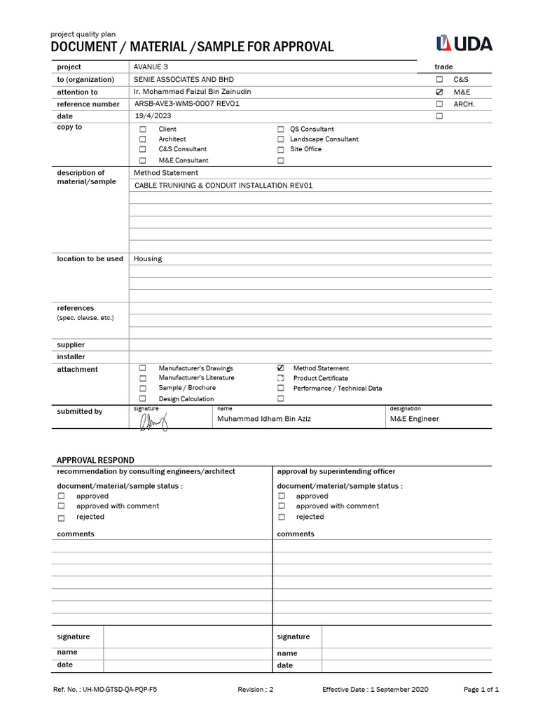 Cable Trunking & Conduit Installation Rev01 | PDF | Safety ...