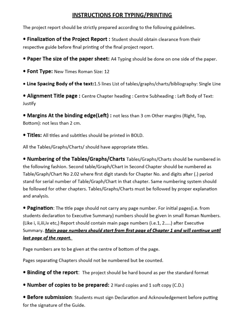 Instructions For Typing | PDF | Data | Writing