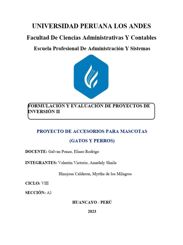Proyecto - Capitulo 1 - 2 - 3 | PDF | Business | Agua