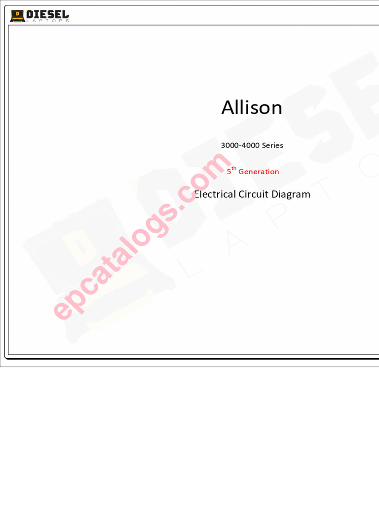 Allison - 3000 & 4000 Gen 5 | PDF | Switch | Electrical Engineering