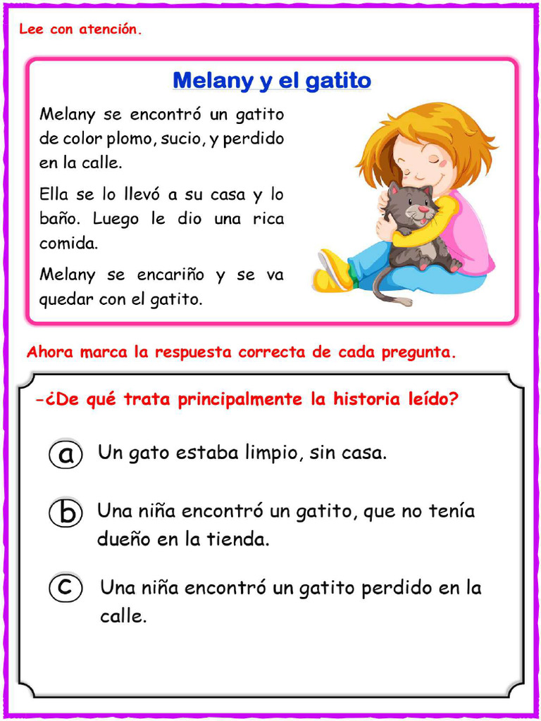 Lecturas Comprensivas 2 Primaria | PDF